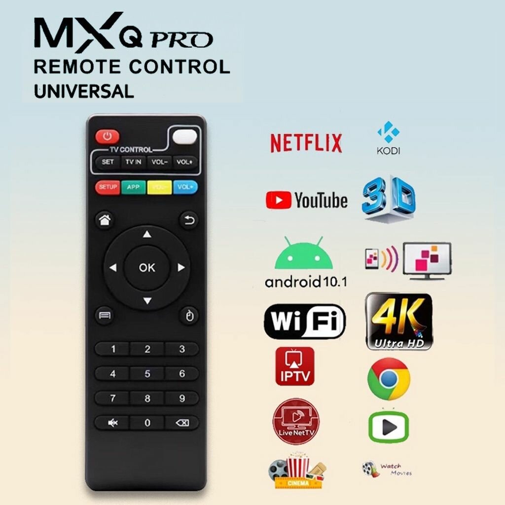 Универсальный Пульт для приставок ресиверов медиаплееров 4K Android Ultra HD TV Box X96mini