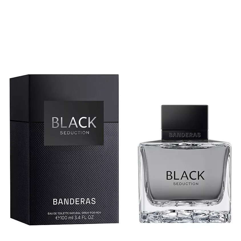 A. Banderas Seduction in Black men 100 мл, Туалетная вода мужская