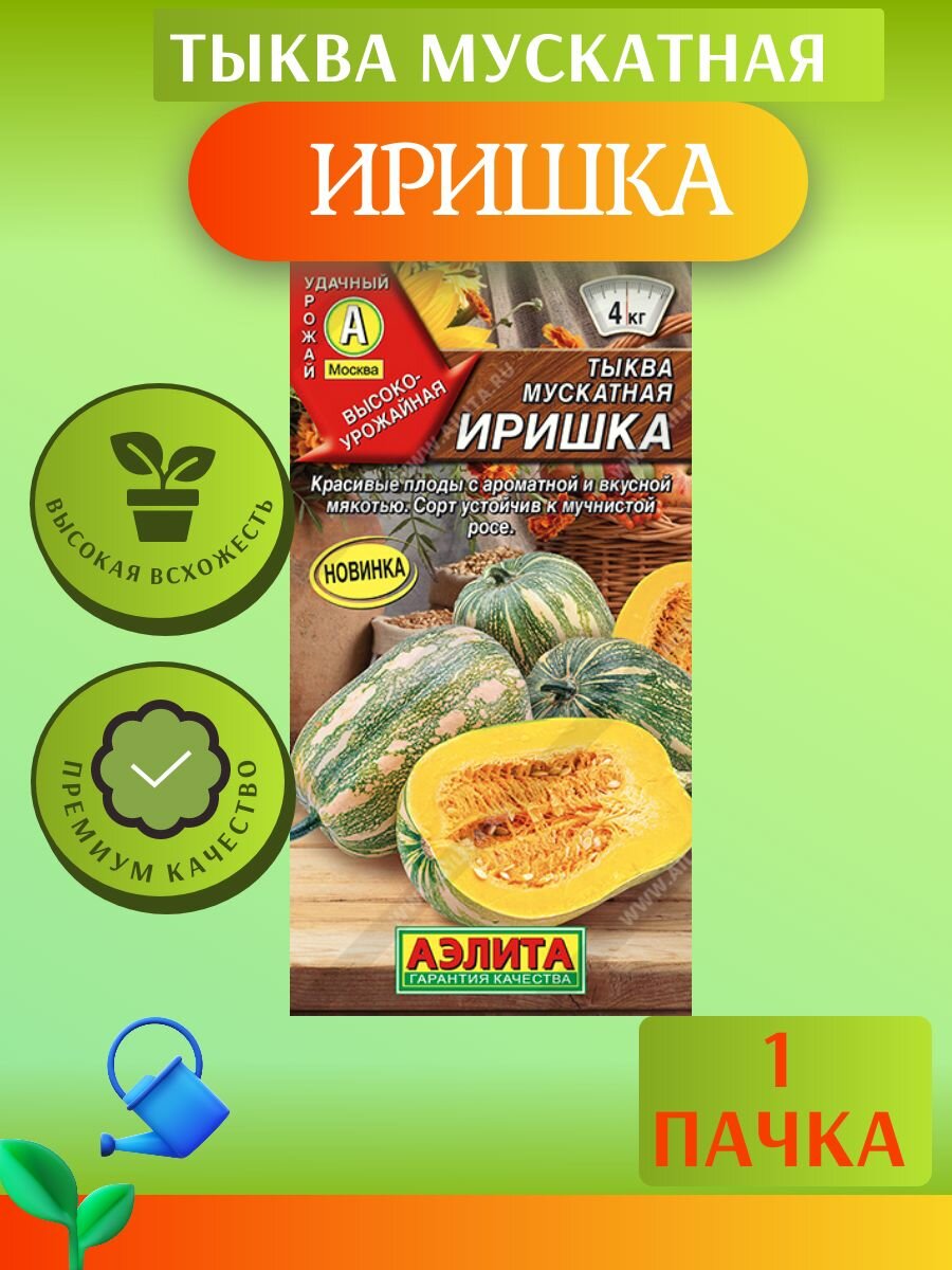 Тыква мускатная Иришка цв. п 1г Аэлита