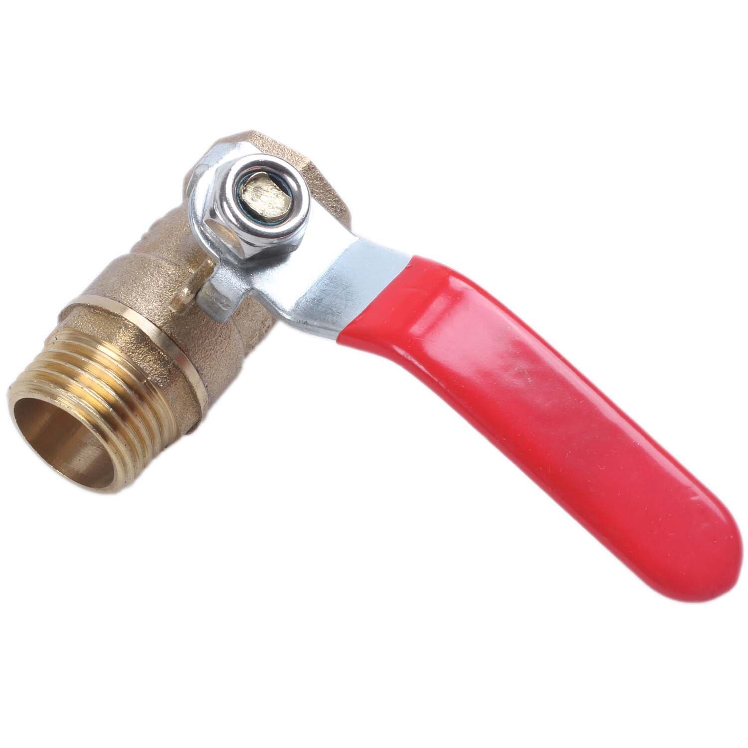 Шаровой кран для воды из латуни с наружной и внутренней резьбой 1/2 дюйма