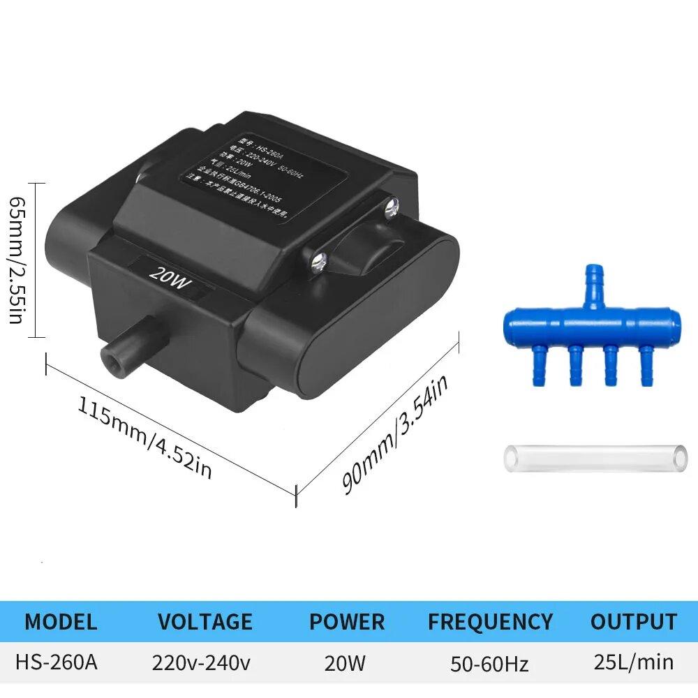 Электромагнитный насос HS-260A 20W EU plug
