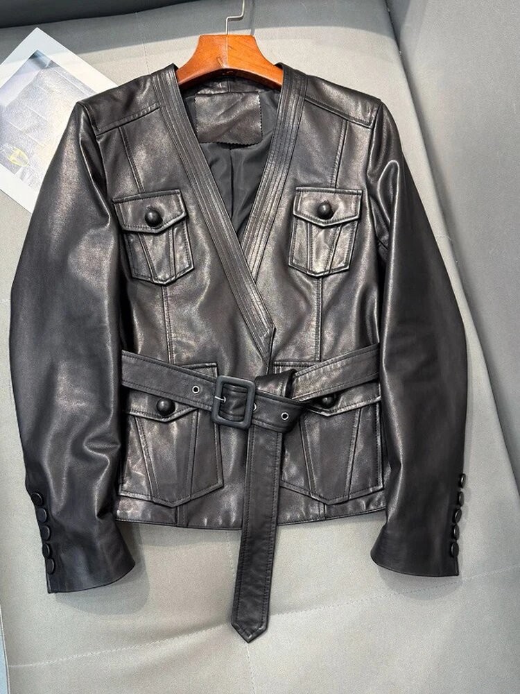 Куртка кожаная