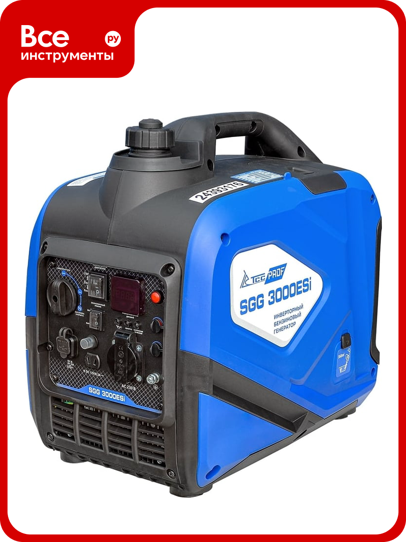 Бензогенератор инверторный ТСС SGG 3000ESi (Запуск с кнопки) 060058