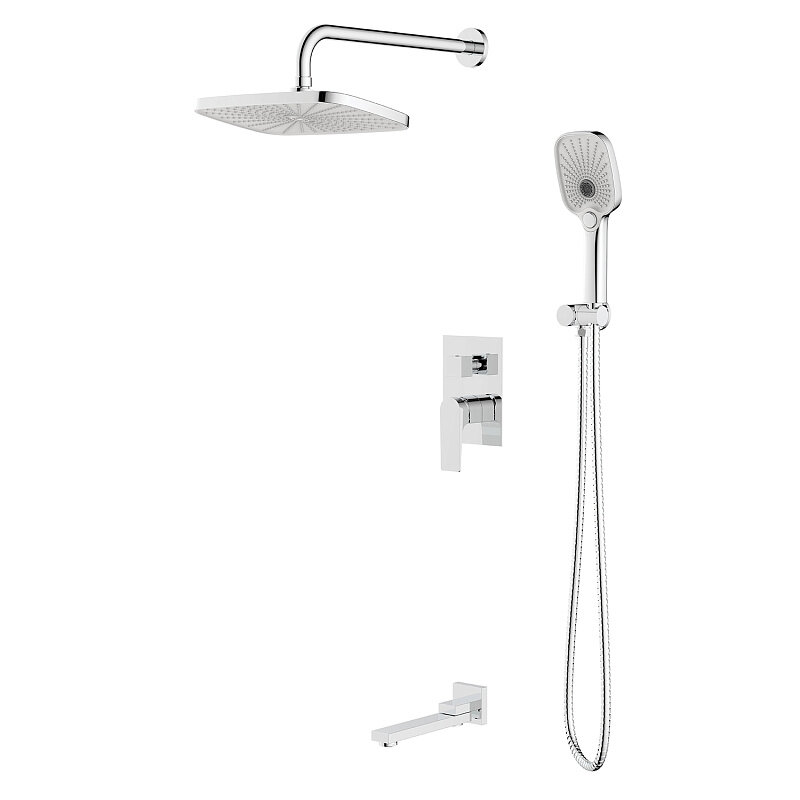 Душевая система Azario Arida AZ-K7354 хром
