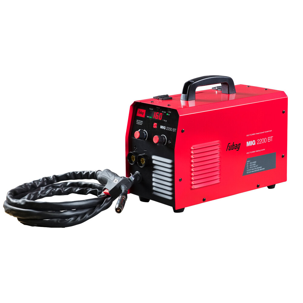 Сварочный инверторный полуавтомат Fubag MIG 2200 BT со встроенной горелкой