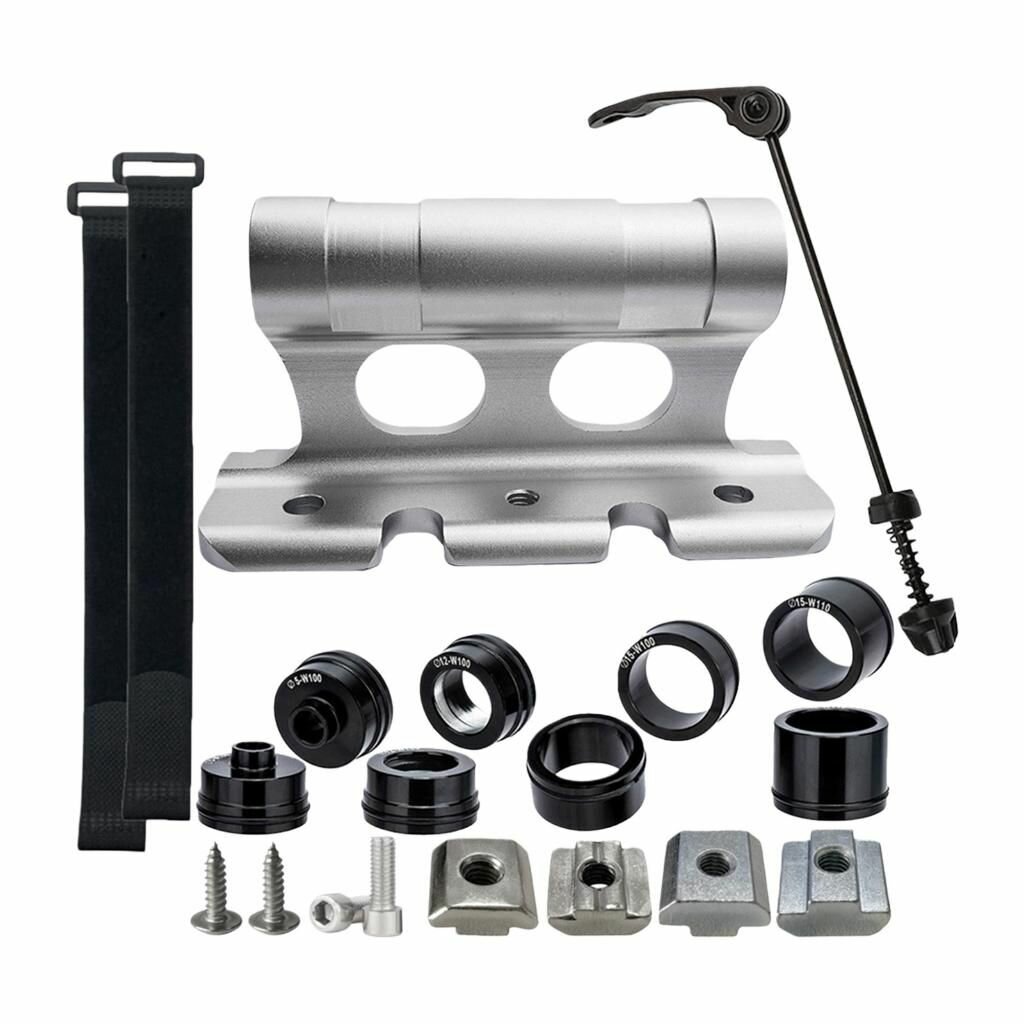 Быстросъемный кронштейн крепления вилки велосипеда, серебро