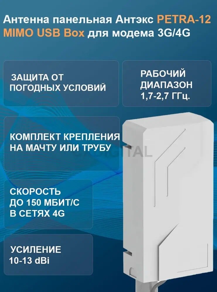 Антенна Антэкс PETRA-12 MIMO BOX