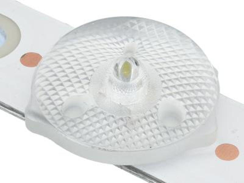 Комплект светодиодной подсветки SJ. QA. D4300801-3030FS-M (3 планки по 800 мм 8 линз)