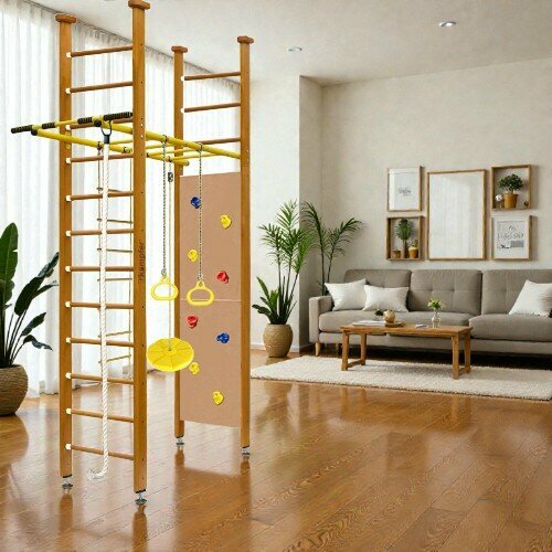 Шведская стенка Kemfer Magic Trick [№5 Шоколадный Высота 3 м]