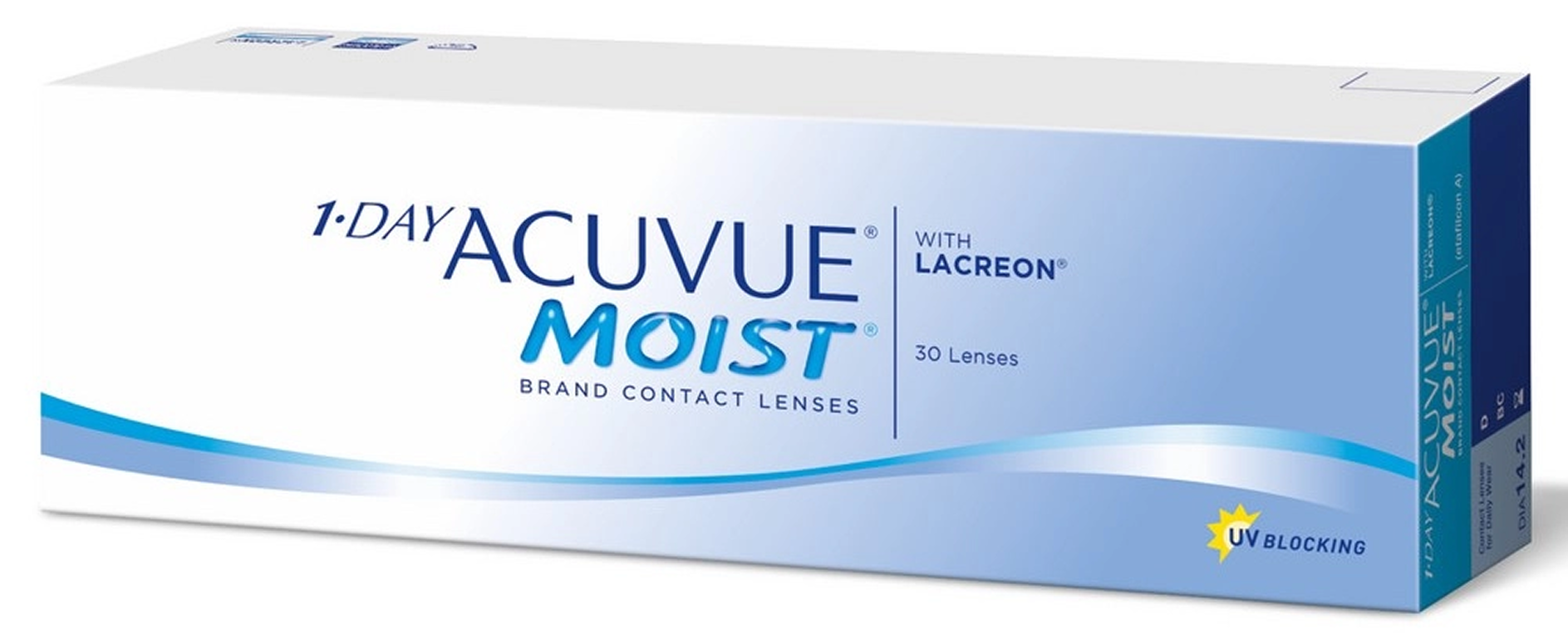 Линзы контактные мягкие Acuvue 1day Moist №30 -2,50