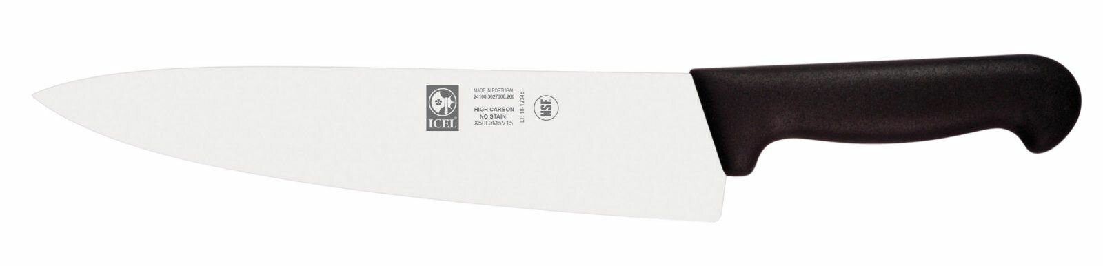 Нож поварской Icel PRACTICA 260/390 мм. черный 1 шт.