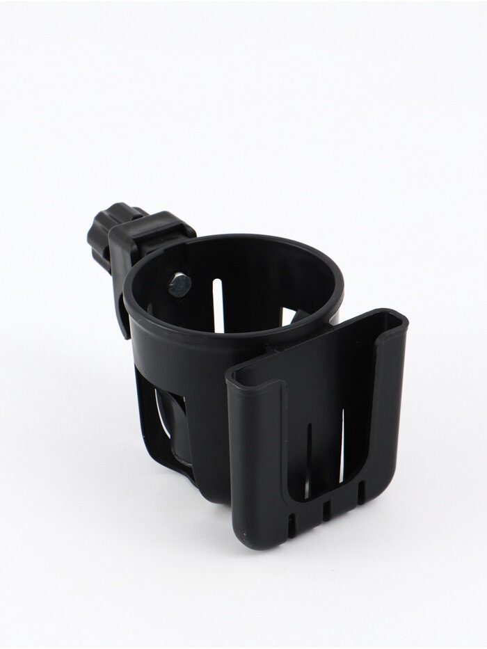 Подстаканник с держателем телефона для коляски, черный, Крошка Я 10955549