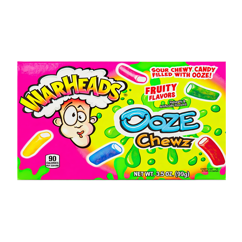 Warheads Ooze Chews кислые жевательные пластинки 99 гр