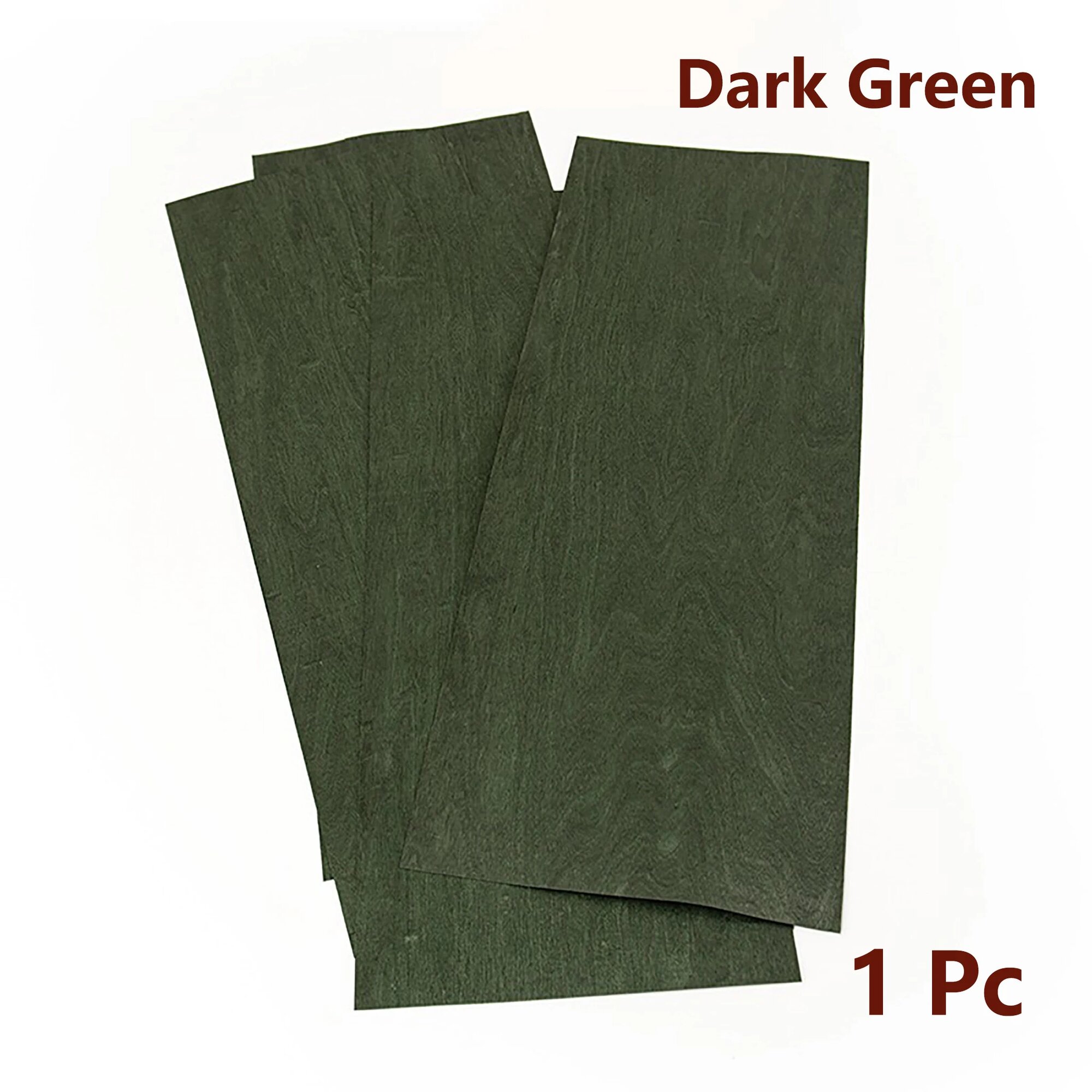Натурально окрашенный кленовый шпон Темно-зеленый, Dark Green