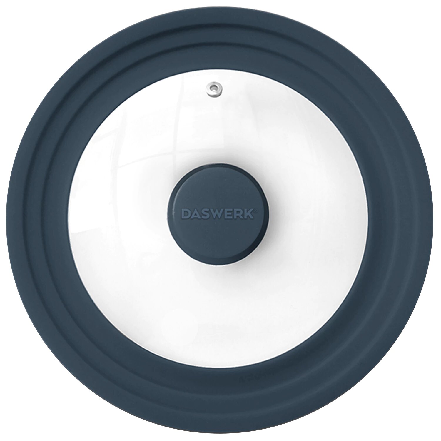 Упаковка 2 шт. Крышка для любой сковороды и кастрюли универсальная 3 размера (16-18-20 см) антрацит, DASWERK (дасверк), 607583