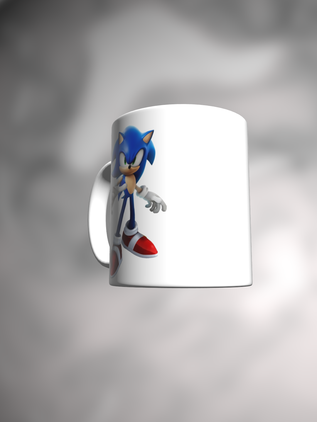 Кружка Соник Sonic 3D 330 мл, керамическая с ярким принтом, подходит для СВЧ, горячих и холодных напитков — фото 1