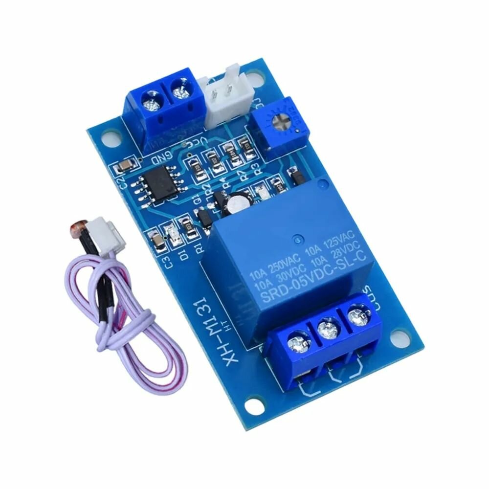 Модуль автоматического включения/выключения света с фоторезистором реле 10А