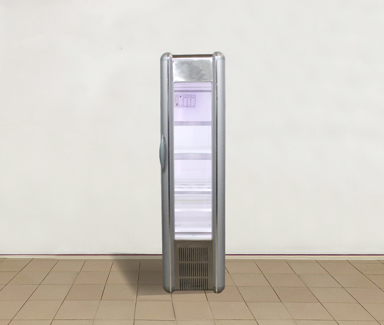 Шкаф холодильный барный Frigorex Retro, Silver