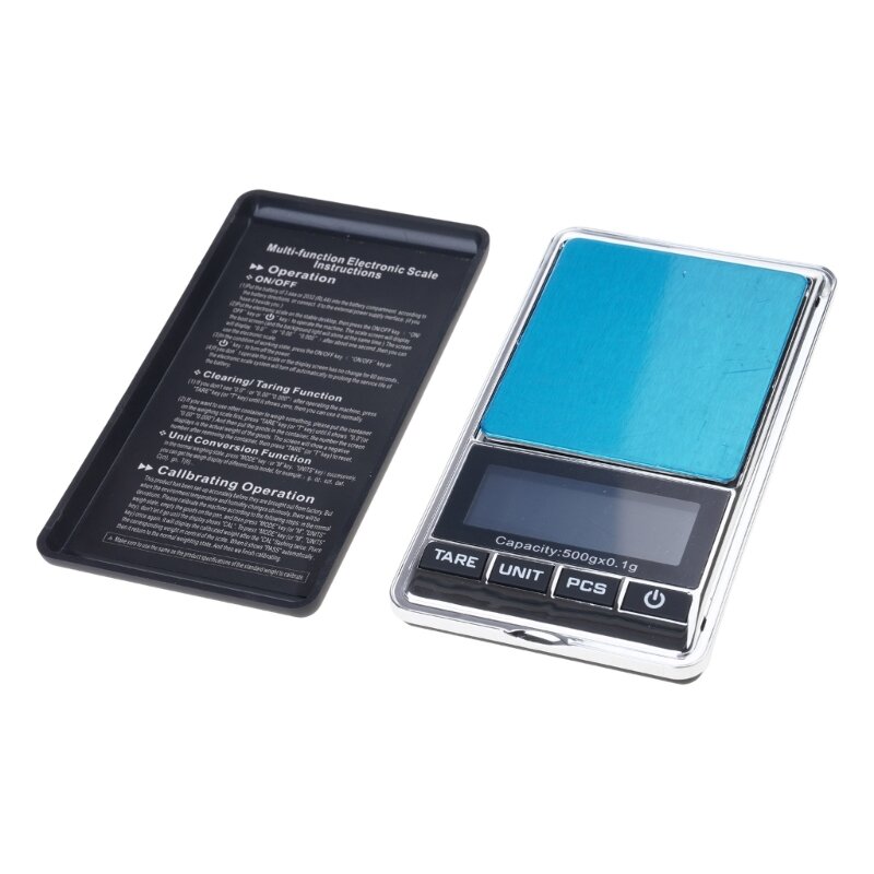 Цифровые Ювелирные Весы 500g x 0.1g Перезаряжаемые Высокоточные Ювелирные Весы Портативные Ювелирные Весы для Взвешивания без Калибровки