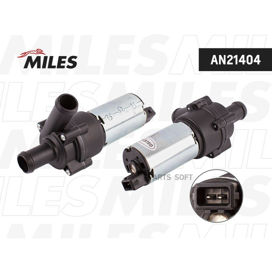 MILES AN21404 Насос водяной дополнительный VW G3/G4/PASSAT/MB ()