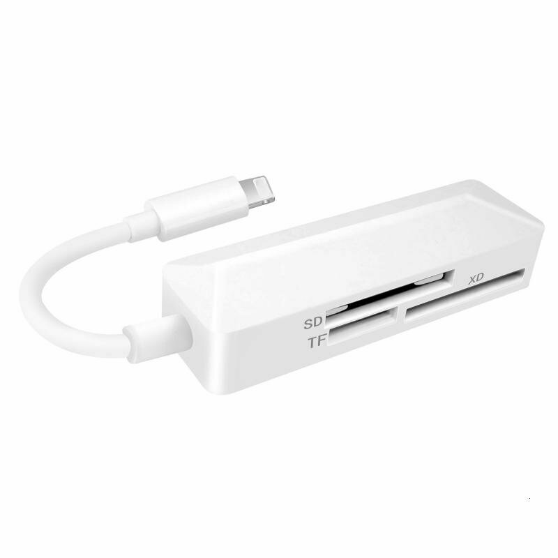 3-в-1 кард-ридер для iPhone (Lightning)