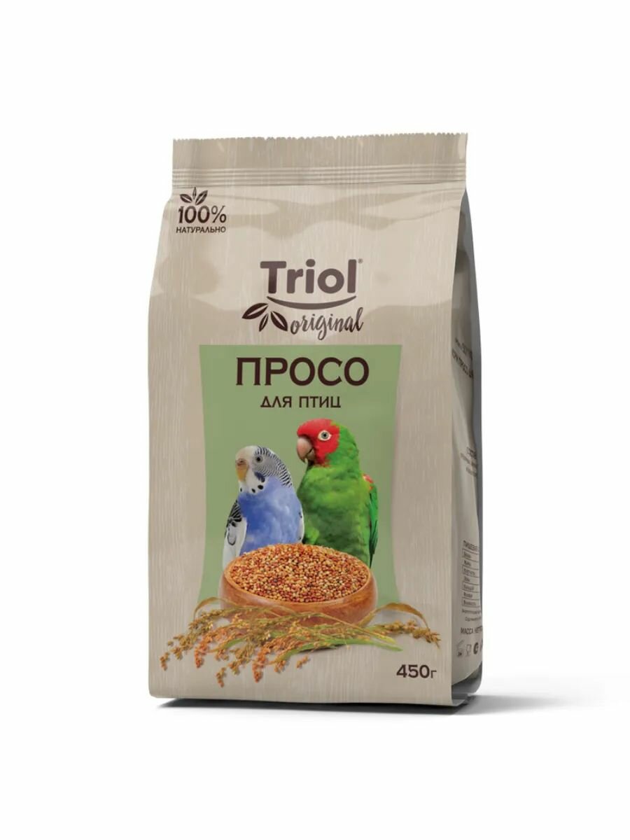 Корм Triol Original для птиц просо, 450г