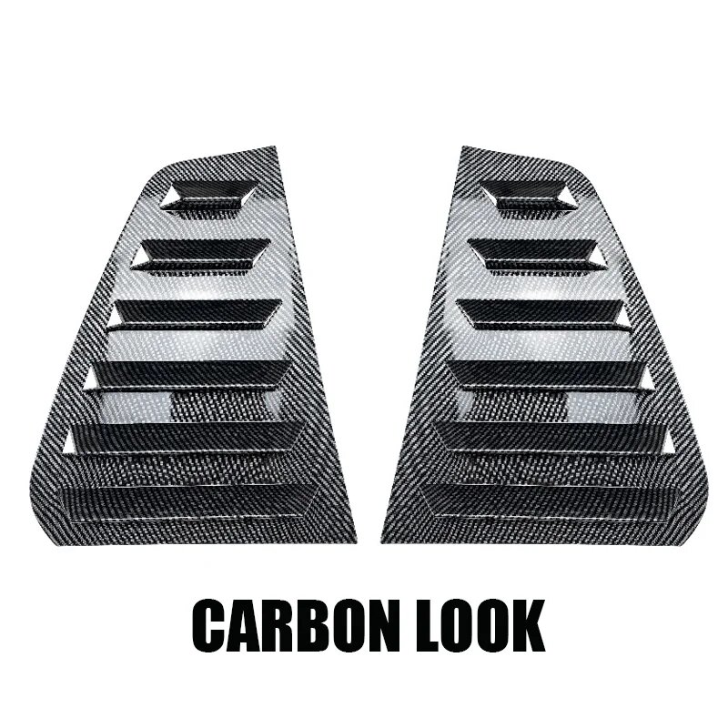 Аксессуары для VW Golf 6 MK6 GTI R GTD 2008-2012, жалюзи заднего бокового окна автомобиля, вентиляционные отверстия, декоративная крышка для лобового стекла