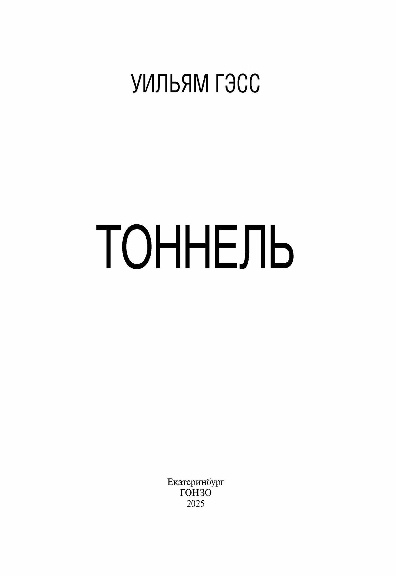 Тоннель Гэсс У. — фото 1