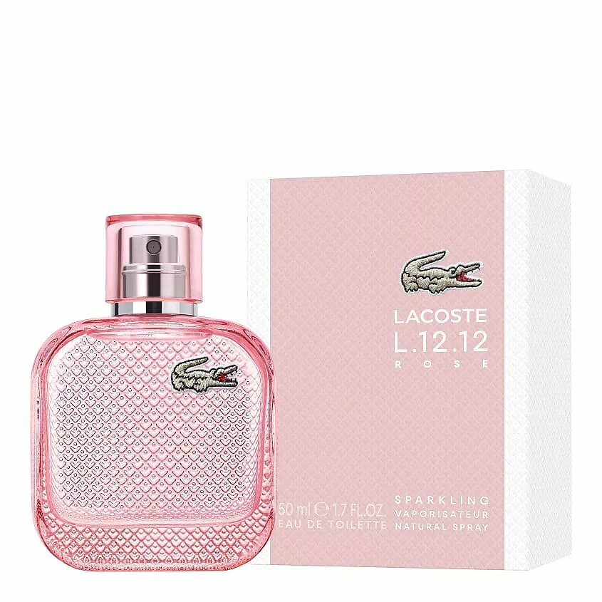 Туалетная вода Lacoste L.12.12 Rose Sparkling 100мл, женская