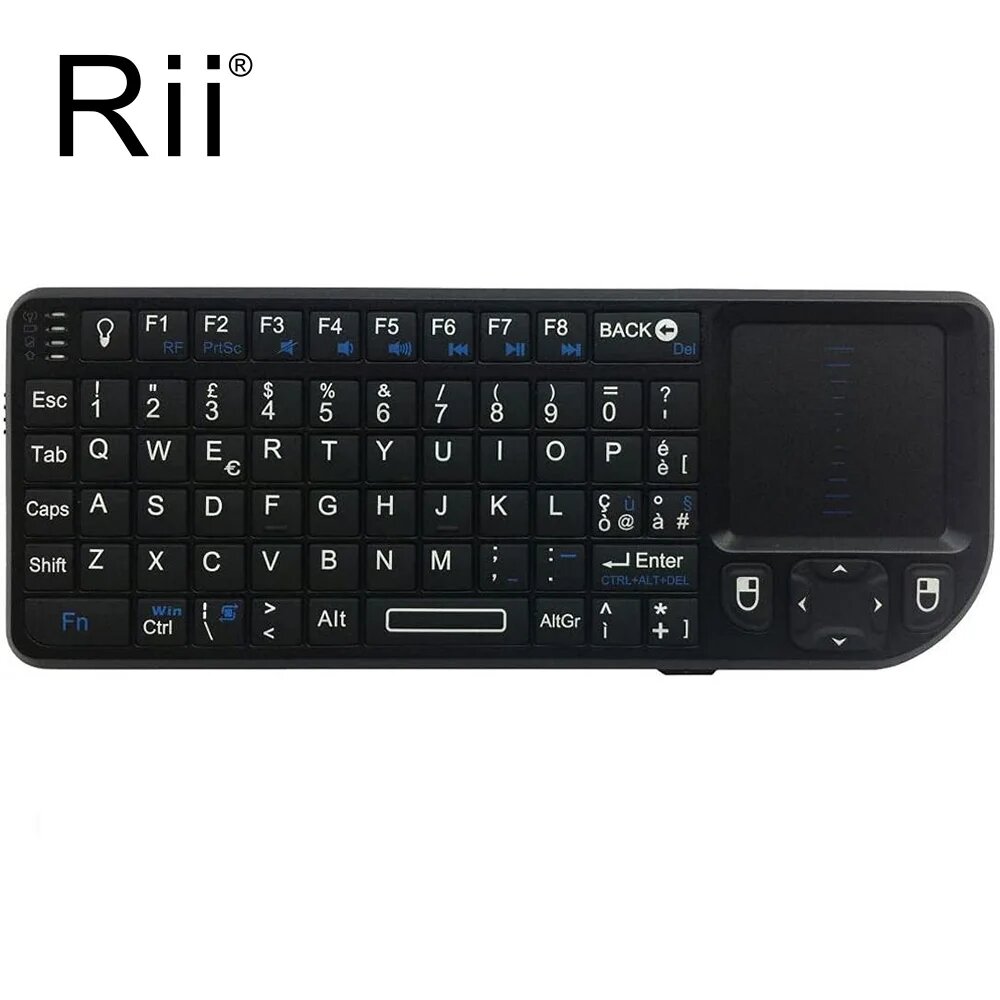 Rii X1 Мини беспроводная клавиатура с сенсорной панелью Spanish Keyboard