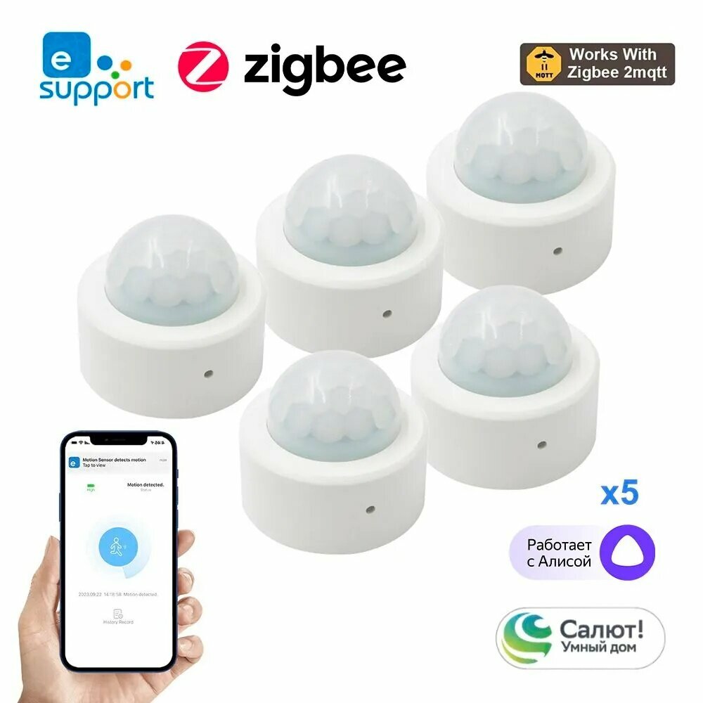 Умный датчик движения ZigBee с Алисой, Ewelink