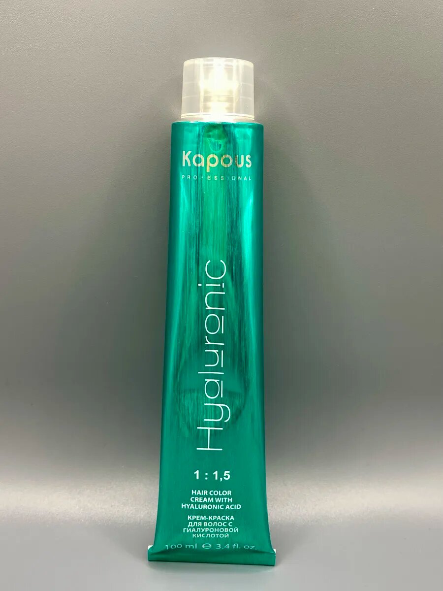 Kapous Крем-краска для волос 1.0 Hyaluronic acid Черный 100 мл