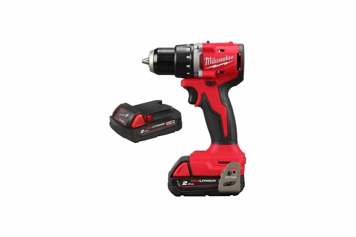 Аккумуляторная дрель-шуруповерт Milwaukee M18 BLDDRC-202C 4933492833