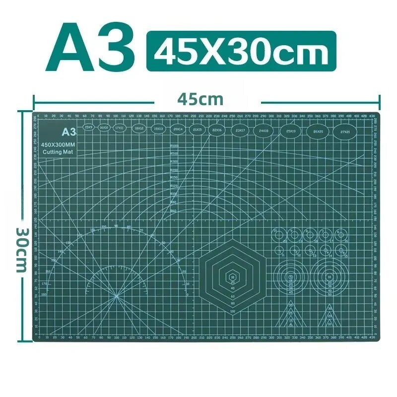 Коврик для резки A3 45x30 см, самовосстанавливающийся