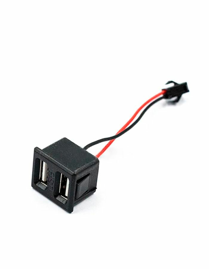 Встраеваемая розетка 2xUSB Type-A — фото 1