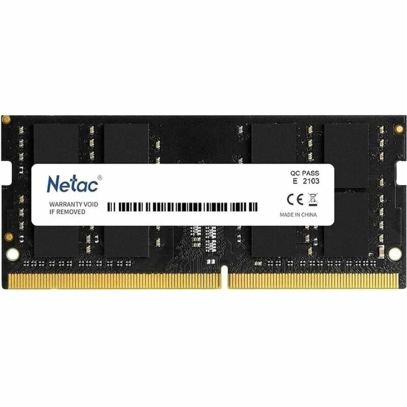 Модуль памяти Netac DDR4, SO-DIMM, 8Gb, 3200 МГц, CL22