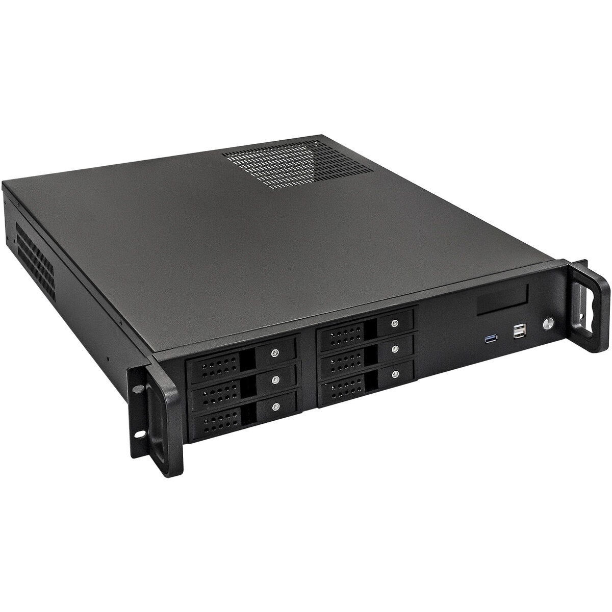 Корпус серверный Exegate Pro 2U480-HS06 2U, БП 600 Вт, черный