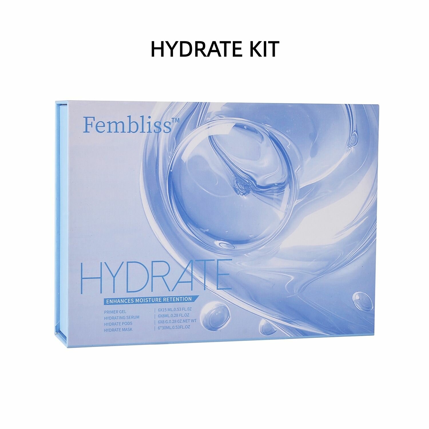 Капсулы КИТ HYDRATE для аппаратной карбокситерапии / Набор 6 шт укрепляют и омолаживают кожу