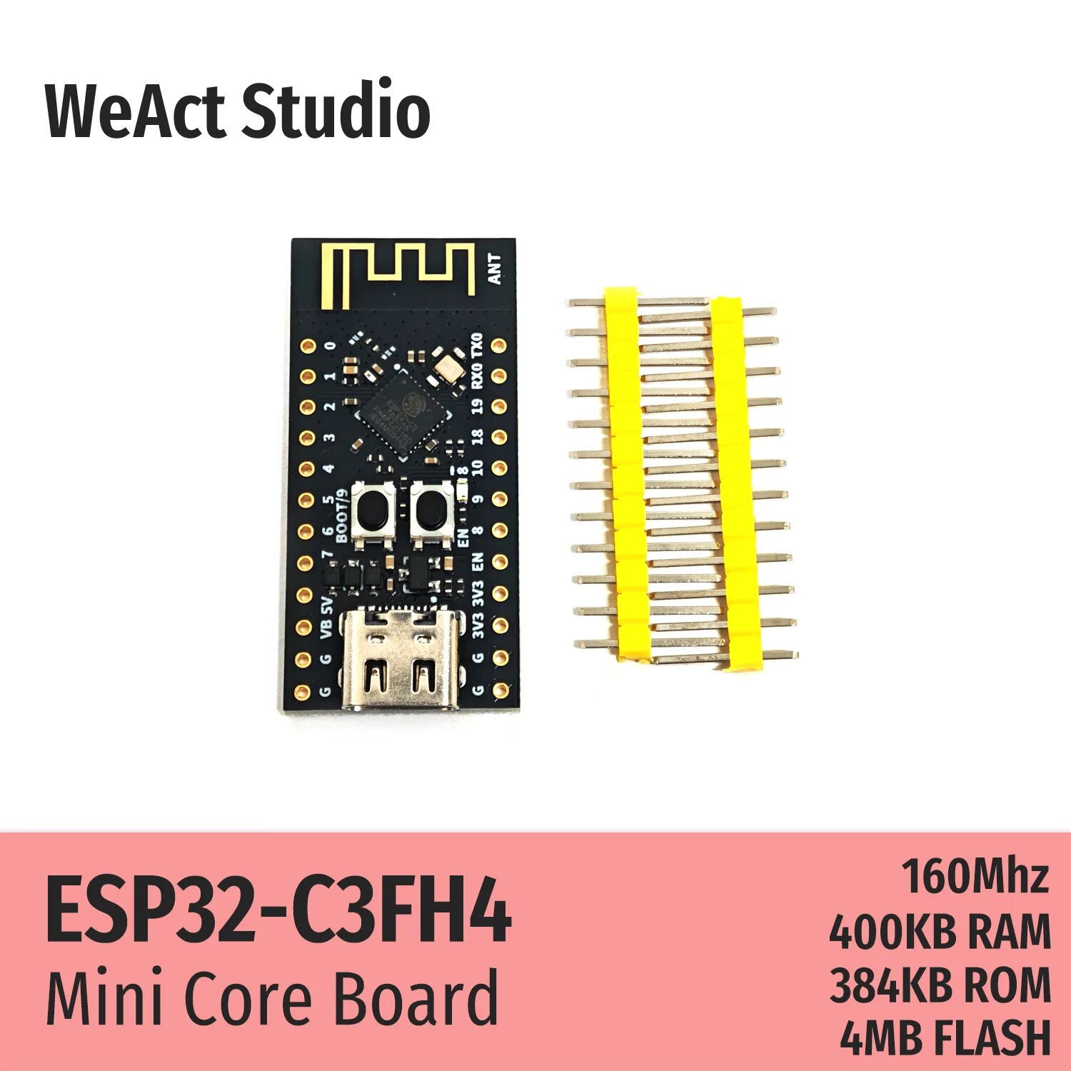 WeAct ESP32C3 Development Board — фото 1