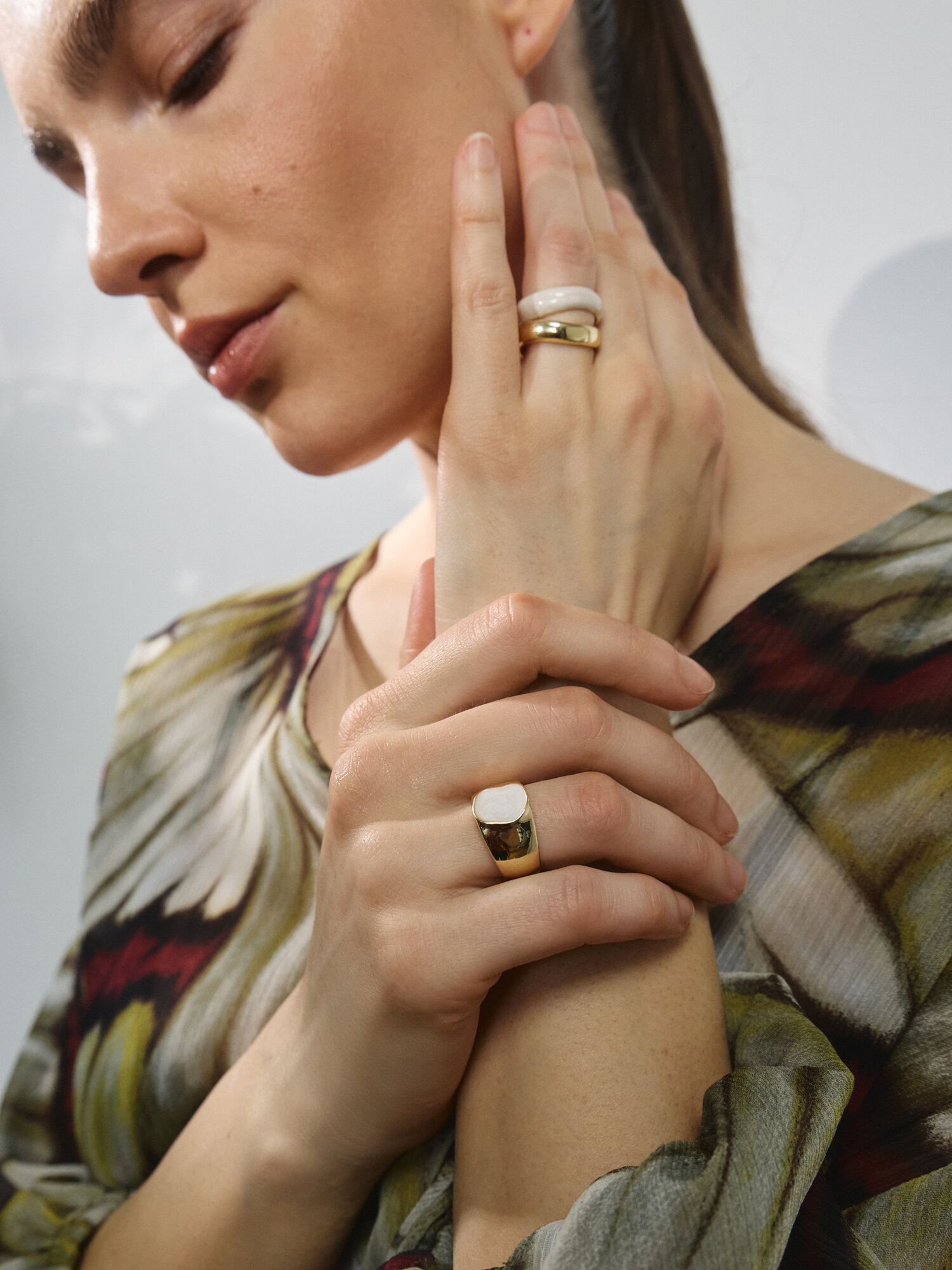 Набор колец, эпоксидная смола