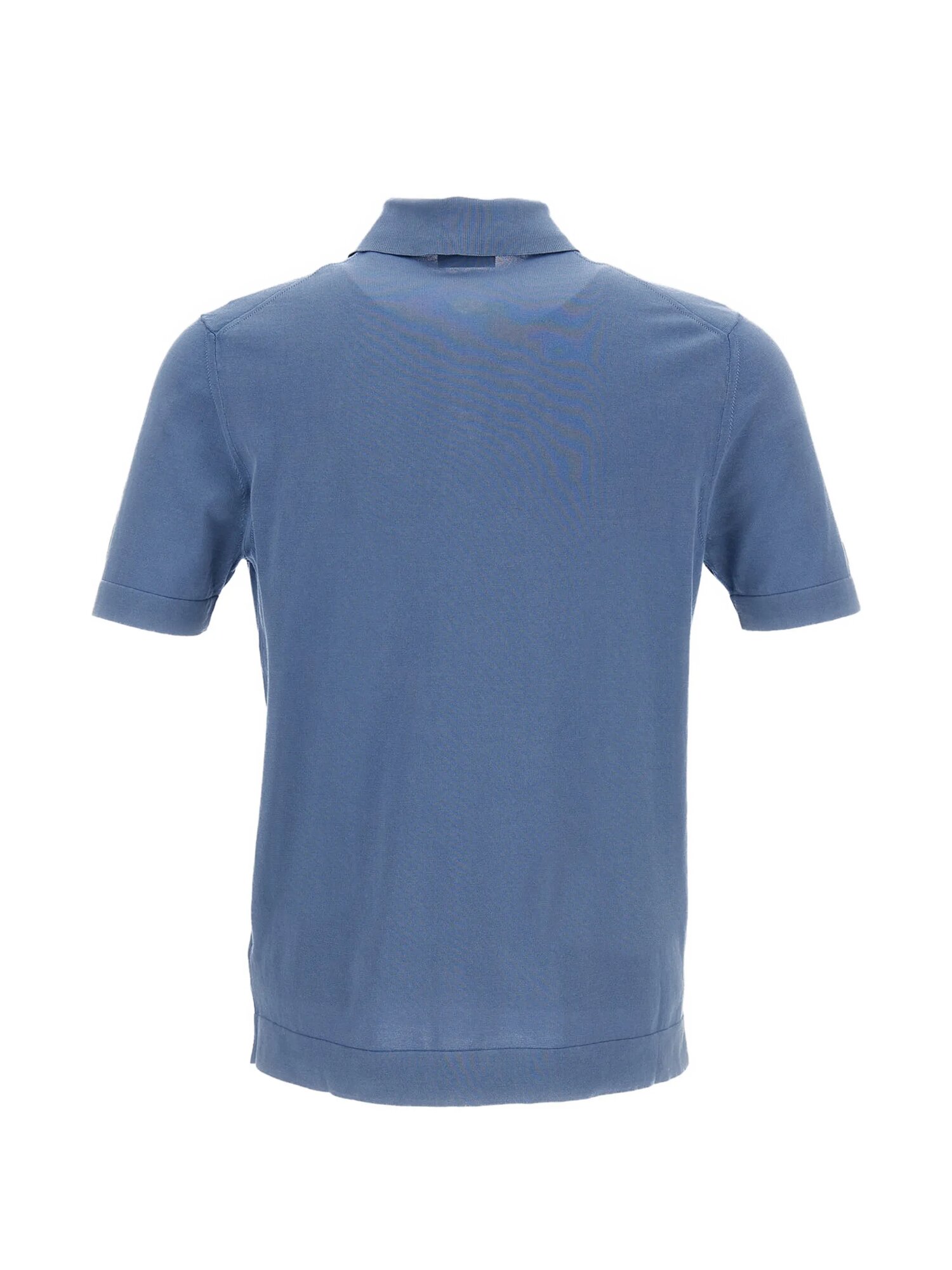 Рубашка Drumohr Button polo shirt, размер 48, синий — фото 1