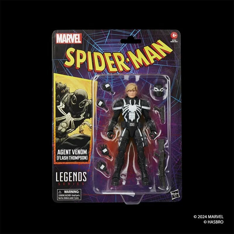 Фигурка Agent Venom Marvel Legends Flash Thompson Hasbro 15 см - Коллекционная модель — фото 1