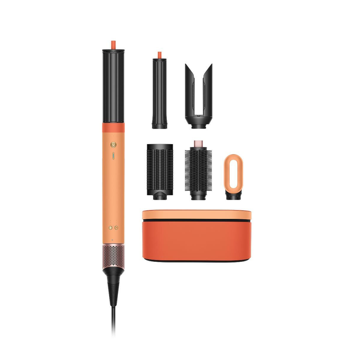 Фен-стайлер Dyson Airwrap complete Long HS09 Airwrap Co-anda 2x, ceramic apricot/topaz HK, переходник в комплекте