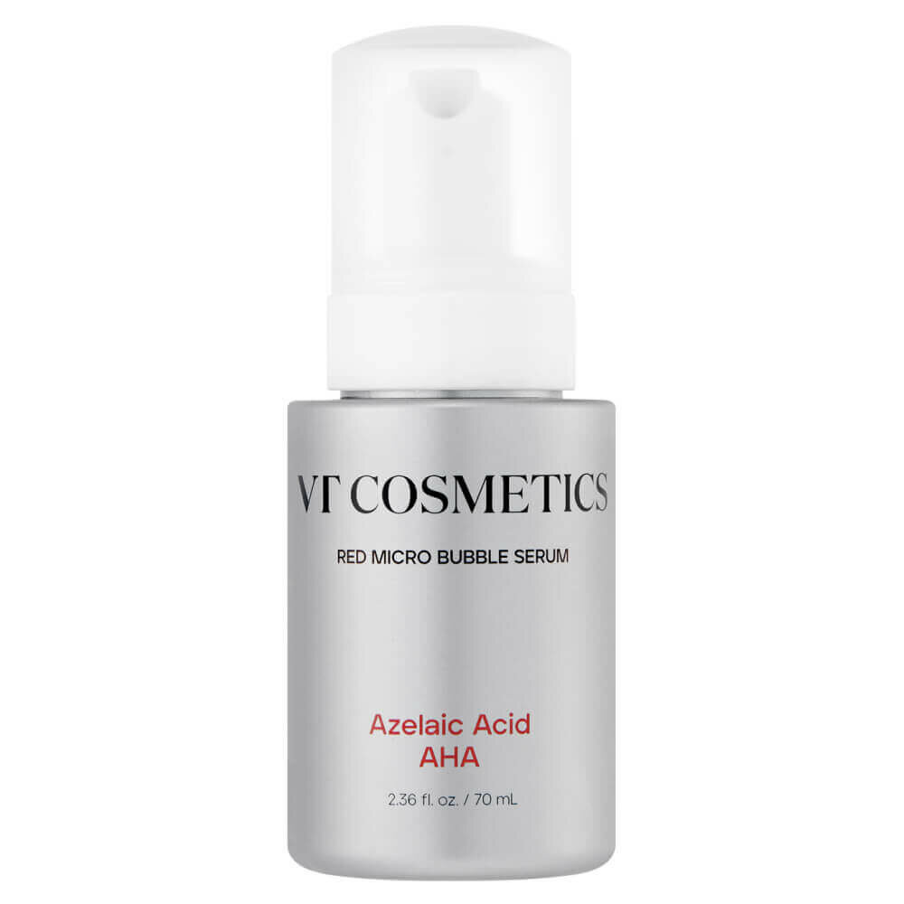 Пузырьковая сыворотка с азелаиновой кислотой VT Cosmetics Azelaic Acid AHA Red Micro Bubble Serum 70 мл