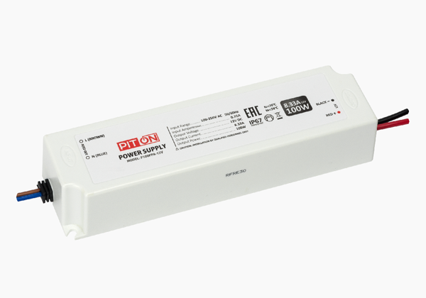 Блок питания для светодиодной ленты (100W, 12V, IP67)