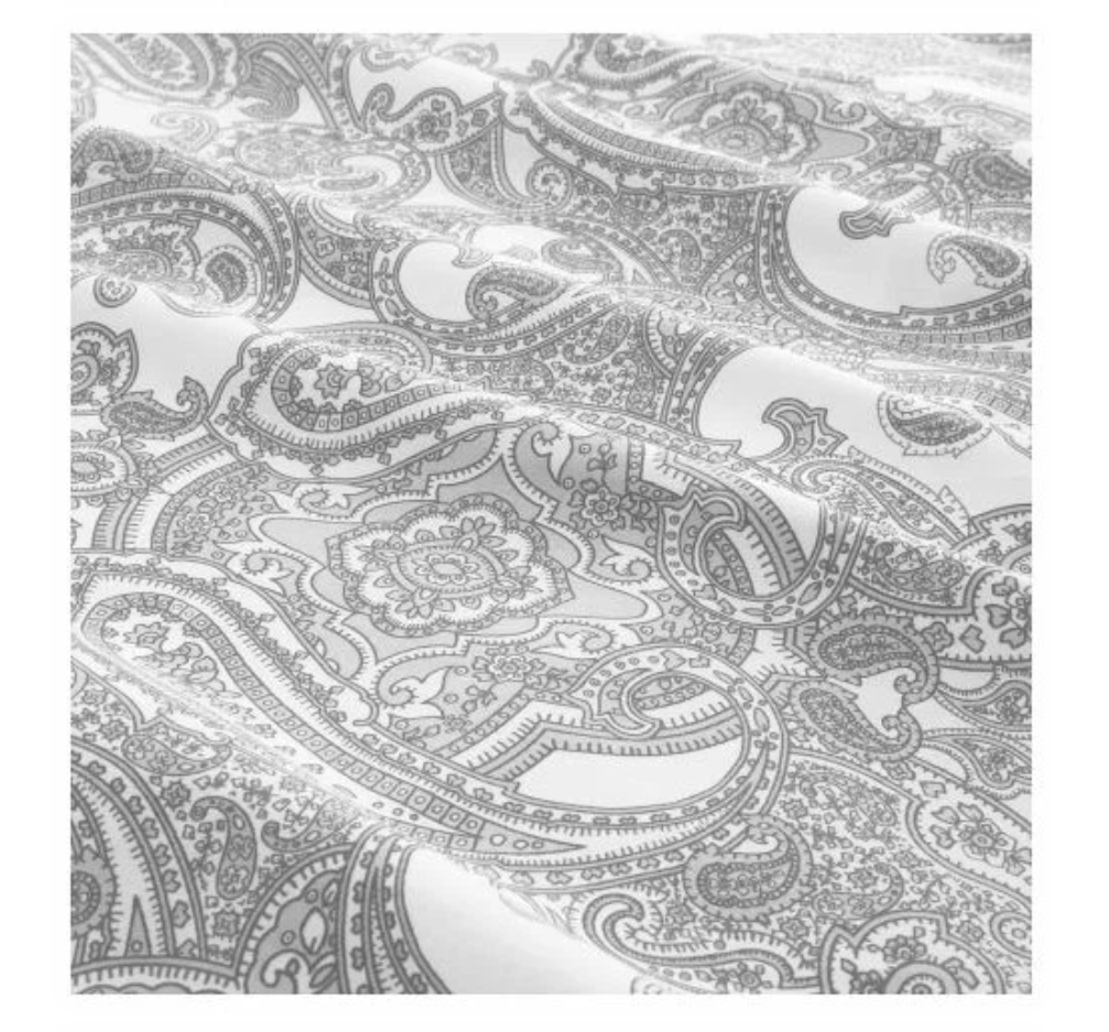 JATTEVALLMO Простыня натяжная икеа, белый/серый 180x200 см (60436594)