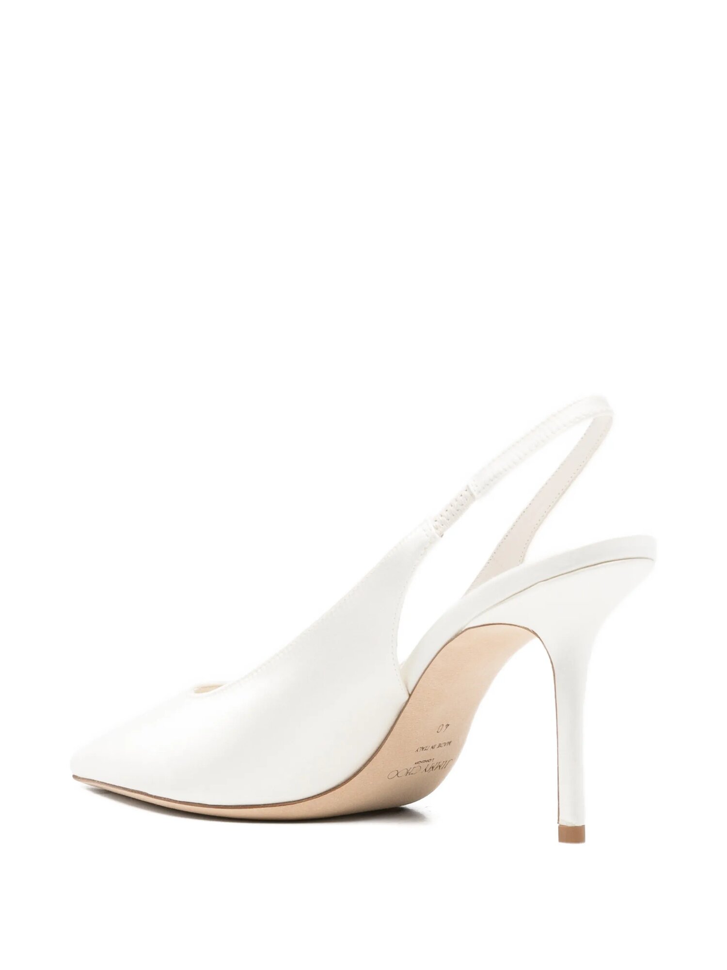 Туфли JIMMY CHOO Love, размер 41, бежевый/белый — фото 1