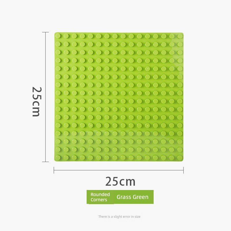 Обучающая стеновая панель с 256 отверстиями светло-зеленого цвета с закругленными углами для детского сада
