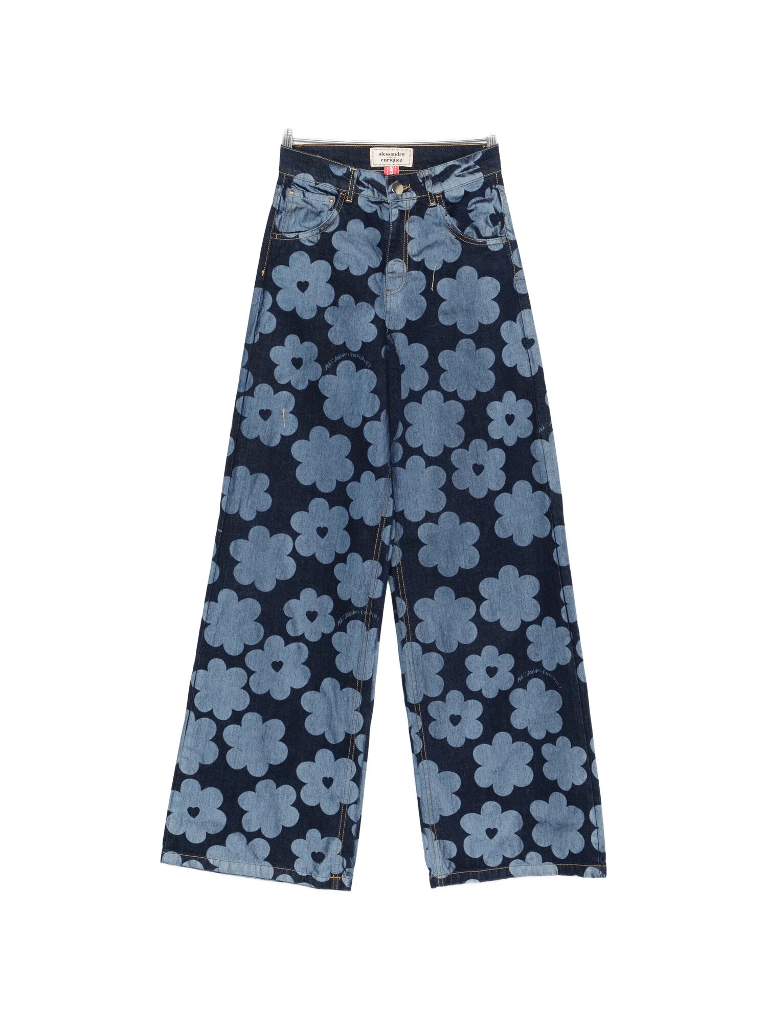 Джинсы Floral-print jeans 