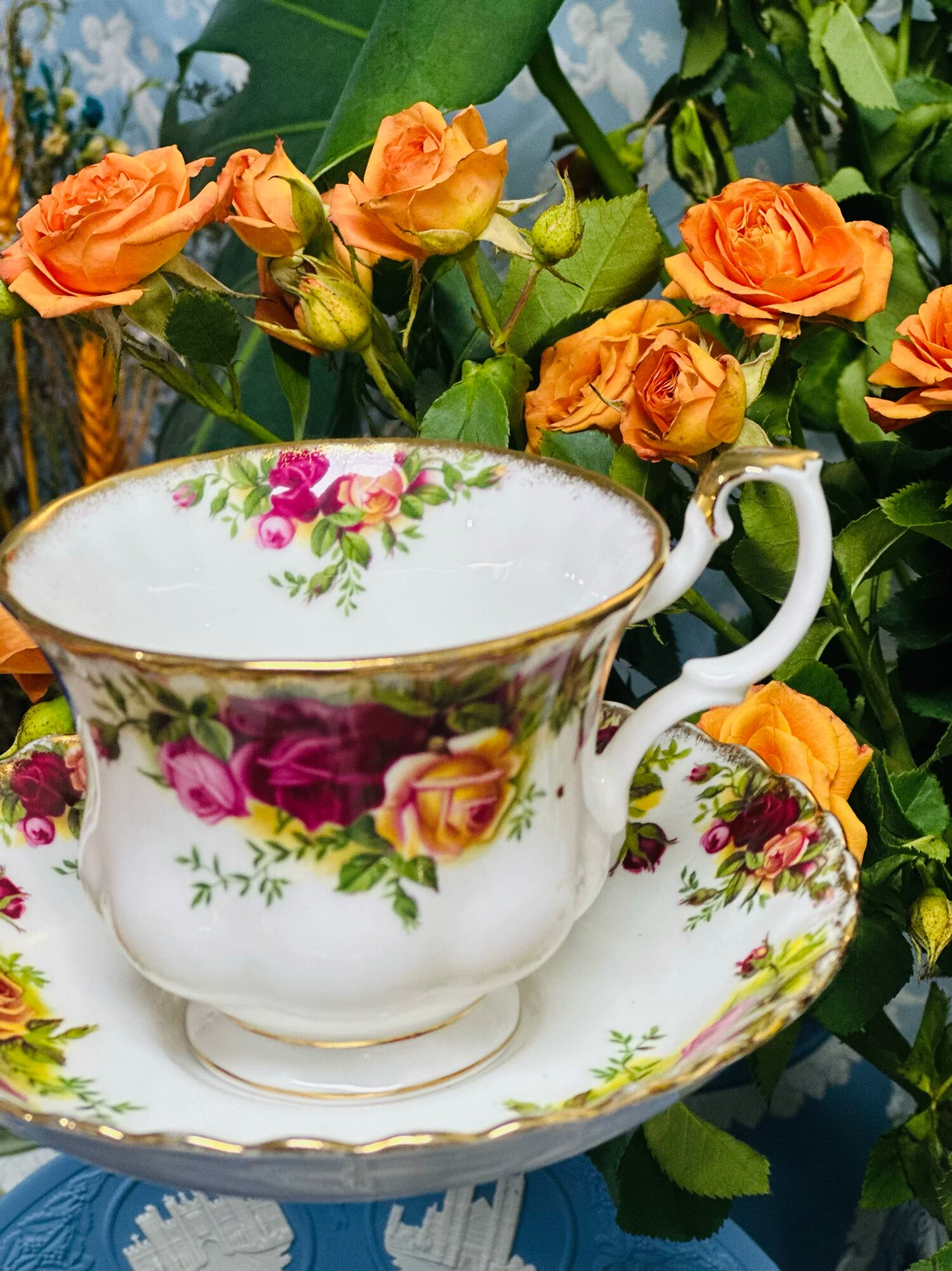 Классический набор Royal Albert для кофе с чашкой и блюдцем, фарфор, сделано в Великобритании, новое состояние